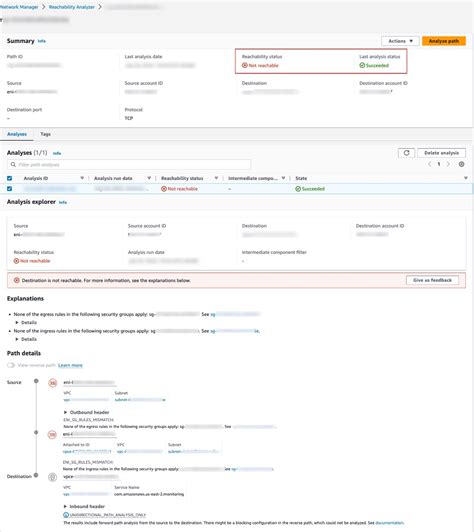 Troubleshoot Network Connectivity To Amazon Rds Custom Databases Using Vpc Reachability Analyzer