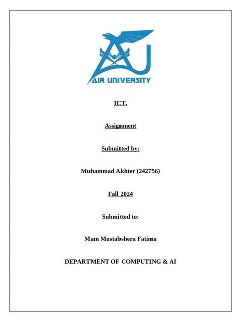 finalprojectaict pdf computing computer programming