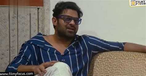 Prabhas Reveals The Reason Behind Appearing In Beard Look Filmy Focus