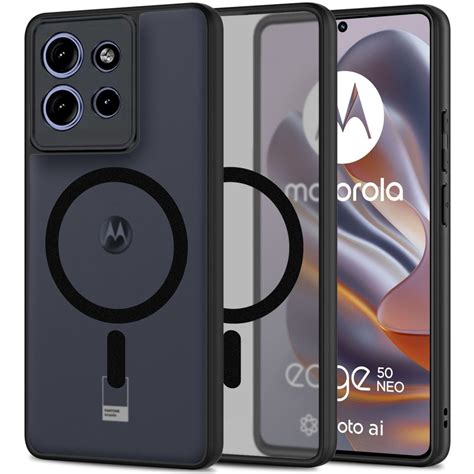 Tech Protect Magmat MagSafe kryt na Motorola Edge 50 Neo čierny