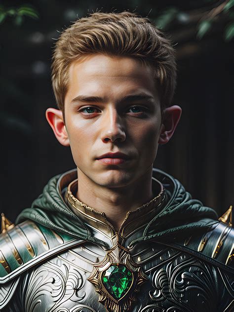 Male Elf Knight 03 By Thediffusionguy On Deviantart