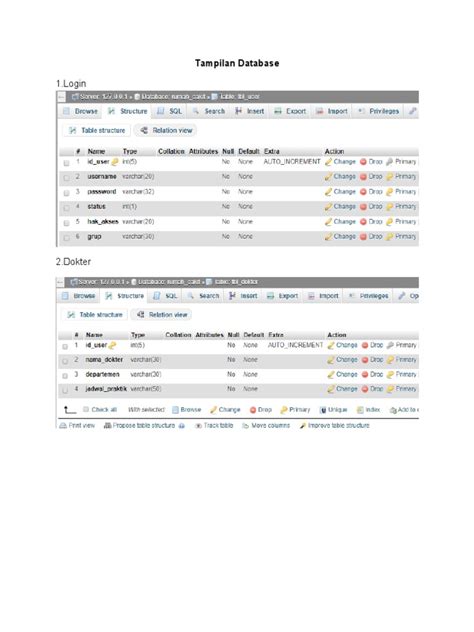 Tampilan Database Pdf