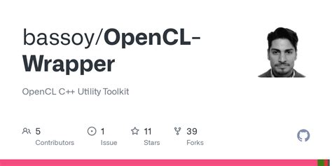 github bassoy opencl wrapper opencl c utility toolkit