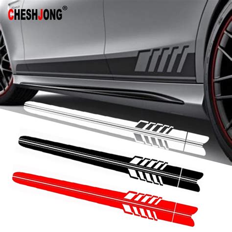 자동차 사이드 스티커 랩 레이싱 스트라이프 아우디 포드 Bmw 도요타 혼다 메르세데스 벤츠 자동차 비닐 필름 바디 도어