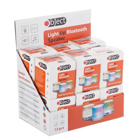 Light Up Bluetooth Speaker Object