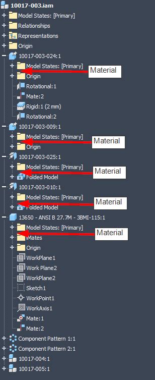 Part Material Within The Part Tree Autodesk Community