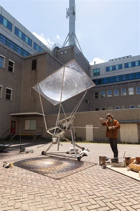 Jelle Seegers Uses Giant Magnifying Glass To Melt Metal