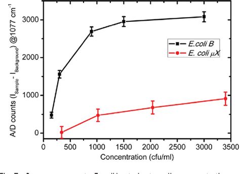 Figure 7 From Highly Sensitive And Speci ﬁ C Detection Of E Coli By A Sers Nanobiosensor Chip