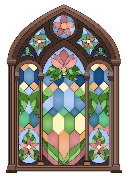 Premium Vector Stained Glass Window Vectors