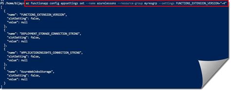 Functionsextensionversion Azure Lessons