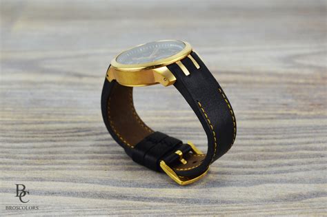 Кожена Каишка за Часовник Swatch от Естествена Кожа Broscolors