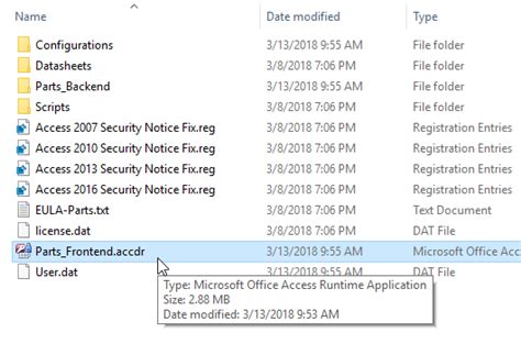 Parts Access Runtime Microsoft Downloads