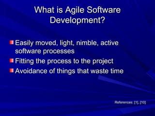 Agile Softwareengineering PPT