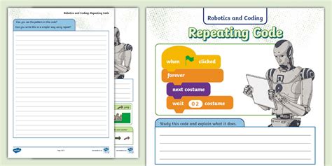 Robotics And Coding Repeating Code Lenseignant A Fait