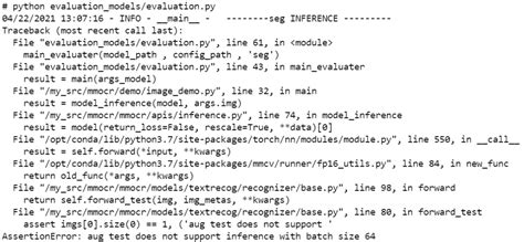 Unable To Perform Inference On Some Recognition Models Issue Open Mmlab Mmocr Github