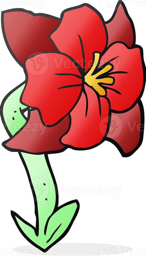 Freehand Drawn Cartoon Flower Drawing 47187948 Png