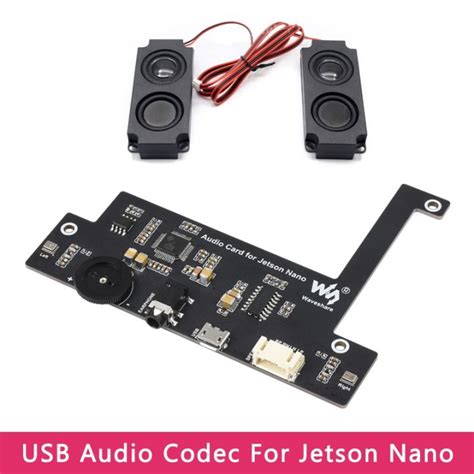 Usb Audio Codec For Jetson Nano Sound Card Driver Free With 2 Speaker For Nvidia Jetson Nano B01