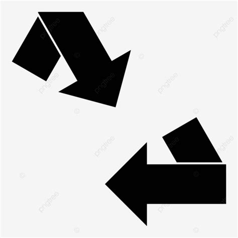 Black Corner Arrow And Arrows Icon Angular Element Vector Angular