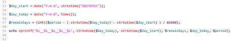 Php 특정 날짜 남은 날짜 계산 Php 특정 날짜 남은 날짜 계산