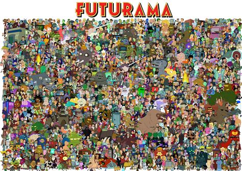 Futurama Doodle Art Futurama Turanga Leela Philip J Fry Cartoon
