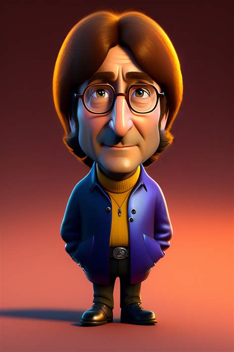 Lexica John Lennon 3d Character Cartoon Pixar Render