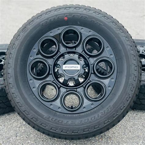 20 Black Wheels Fits Ford F250 F350 Tremor Rims Tires Factory Original