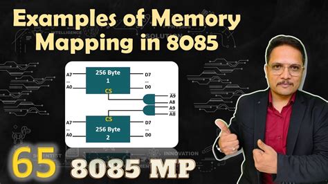 8085 microprocessor memory mapping examples 2 youtube