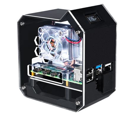 60 Raspberry Pi Mini Tower Nas Kit Takes One M2 Sata Ssd Cnx Software