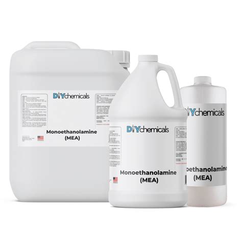 Monoethanolamine Mea Industrial Grade Solvent Diy Chemicals Diychemicals