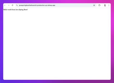 Deploy A Spring Boot App Railway Docs