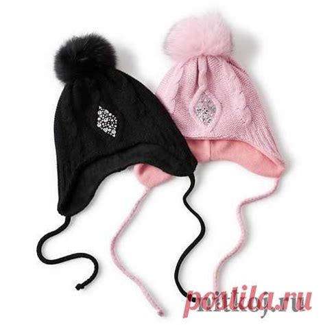 Шапочка спицами девочке Ниткой вязаные вещи для вашего дома вязан Вязанные головные уборы