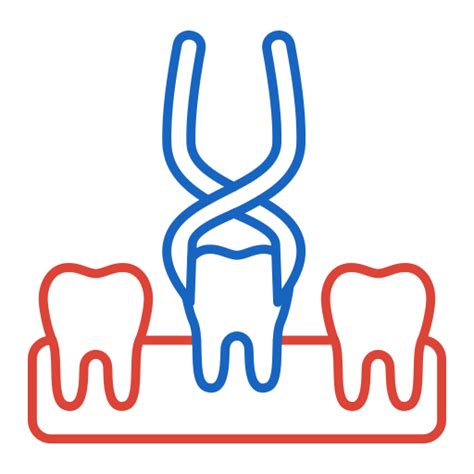 Tooth Extraction Generic Color Outline Icon