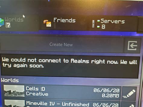 I Cant Join My Realm Or The Two Others Im Apart Of Is It Just Me R Realms