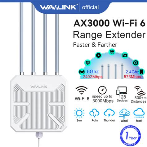 Wavlink Wifi6 Outdoor Access Point Dual Band 2 4g 5g Ax3000 Long Range Outdoor Wifi Mesh