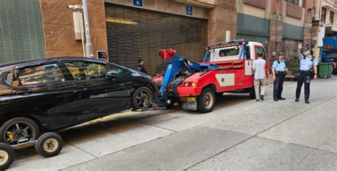 油尖警区打击违泊发1750张告票拖走18车 1男非法驾电动车被捕 星岛日报