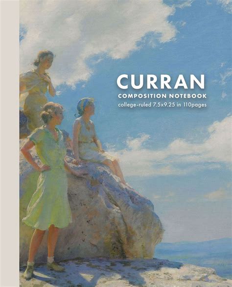 Composition Notebook College Ruled Curran Artwork Cover Aesthetic
