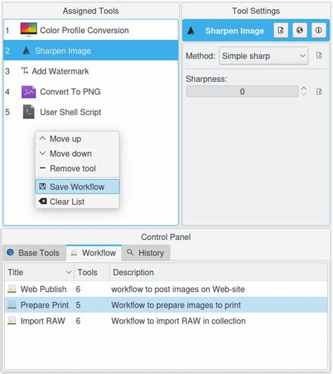 Workflow — Digikam Manual 870 Documentation