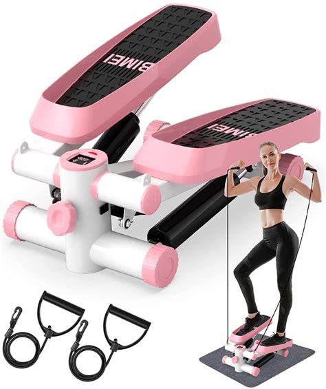 Tohoyard Stepper Mini Stair Steppers With Resistance Bands Aerobic