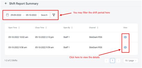 How To Set Up Sitegiant Pos Shift Management Sitegiant Support Centre