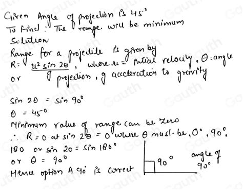 solved the range of a projectile for a given initial velocity is