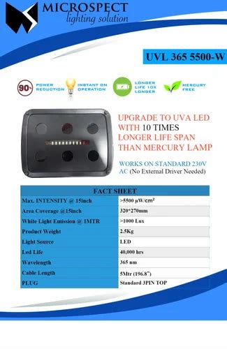 Uv Led Flood Light For Mpi Crack Detection 365 Nm At Rs 28500 Hvpnl