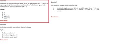 Solved Question Given The Relation R As Follows The ISA Chegg