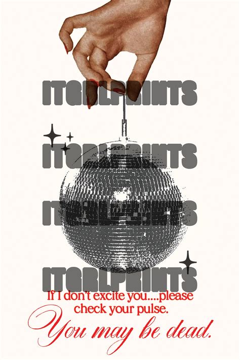 Trendy Wall Art Check Your Pulse Wall Art Digital Download Print Retro Wall Art Downloadable