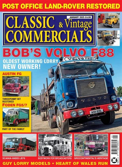 Classic Vintage Commercials January Collection Of Magazines In