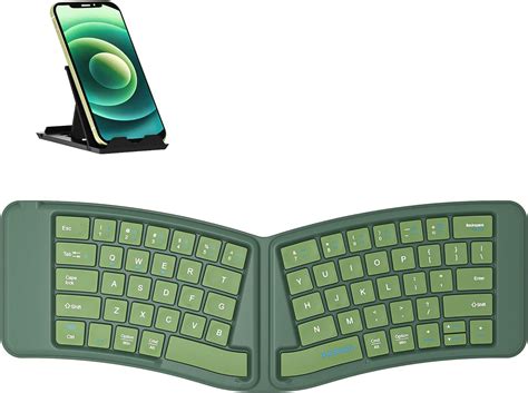 Seenda Foldable Wireless Travel Portable Bluetooth Keyboard Ultra Slim Support 3