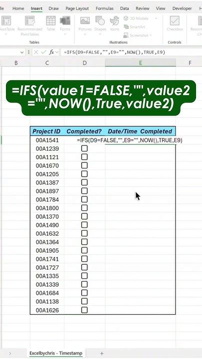 Create A Checkbox Timestamp Tracker In Excel Quick And Easy Youtube