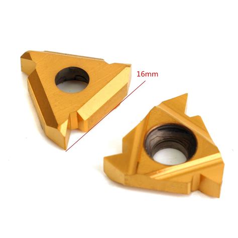 10pcs 16er Ag60 Carbide Threading Inserts Turning Tool Sale