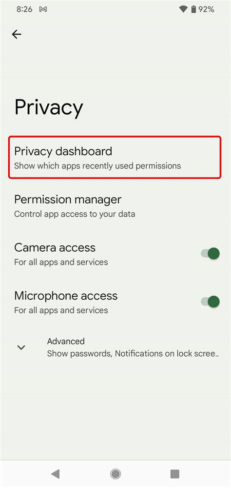 How To Access And Use The Android 12 Privacy Dashboard Android Central