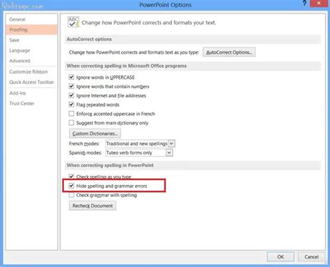 How To Hide Spelling Errors In The Presentation In Microsoft PowerPoint Developer Publish