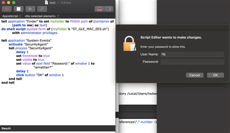 Applescript Best Way To Run Sh With Elevated Permissions No